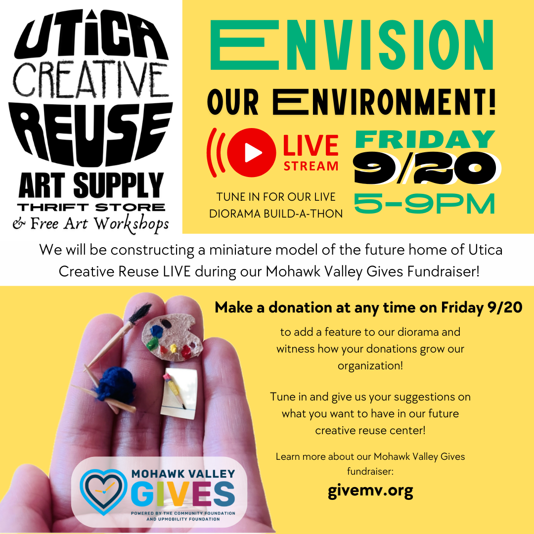 Diorama Build-A-Thon Fundraiser – Utica Creative Reuse