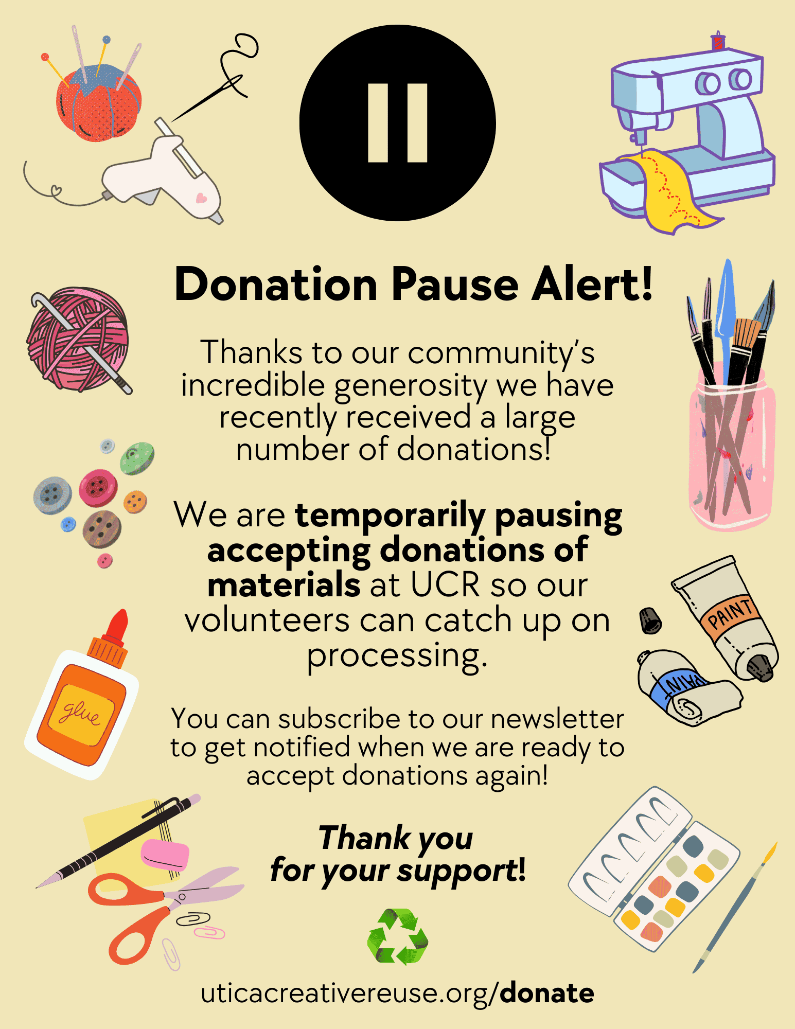 Utica Creative Reuse – A nonprofit art supply thrift store, offering ...